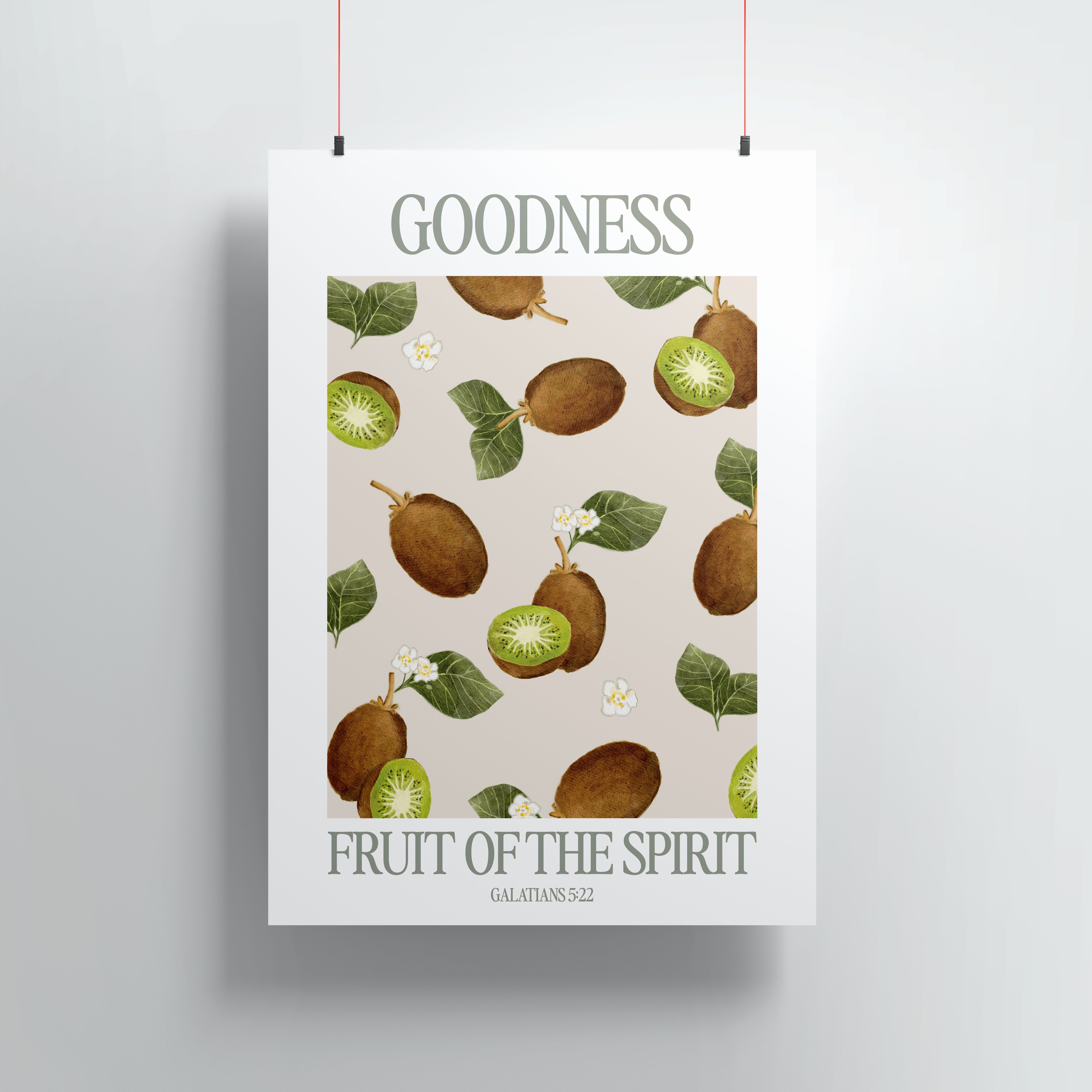 Goodness - Fruit of the Spirit Poster | Good-Natured