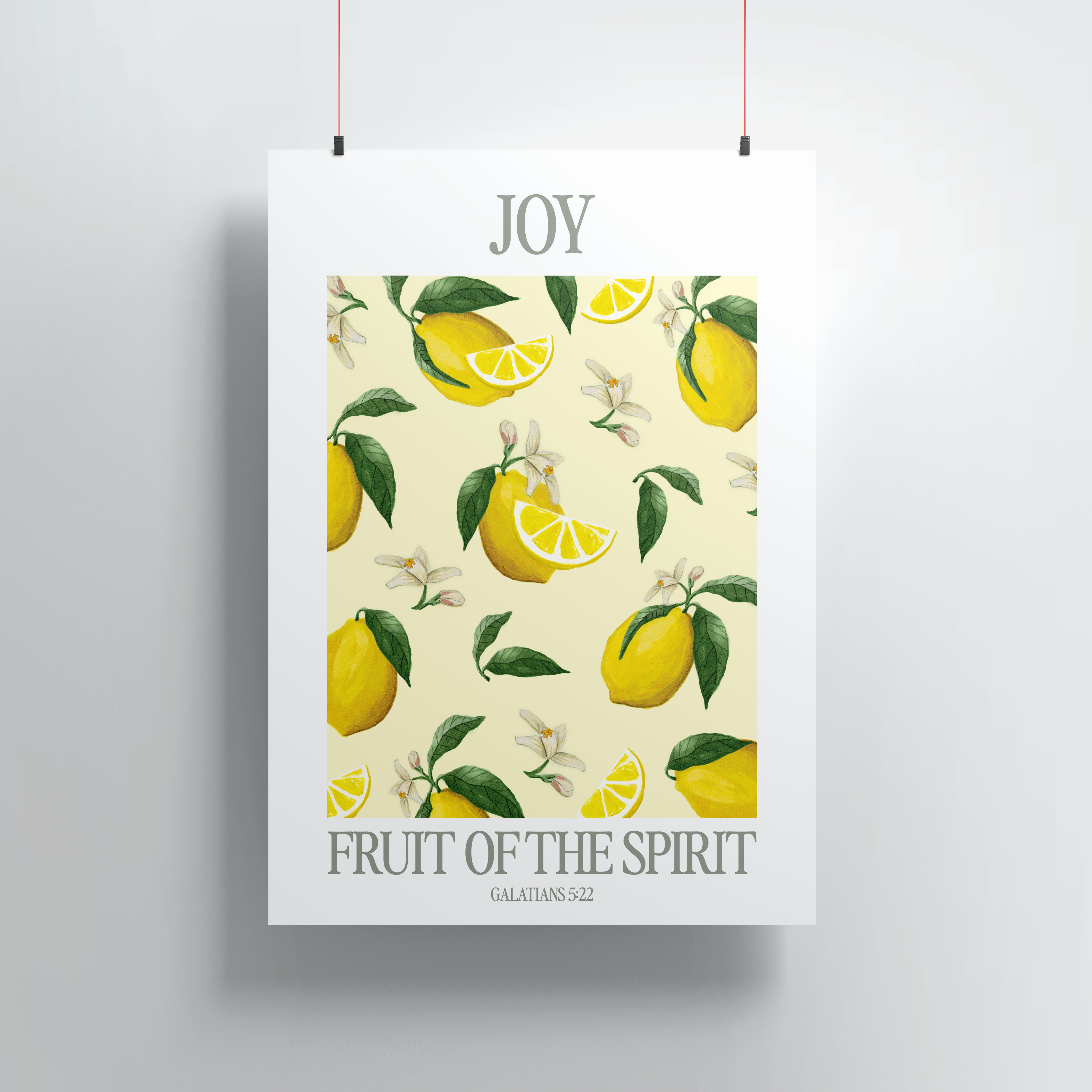 Joy - Fruit of the Spirit Poster | Good-Natured